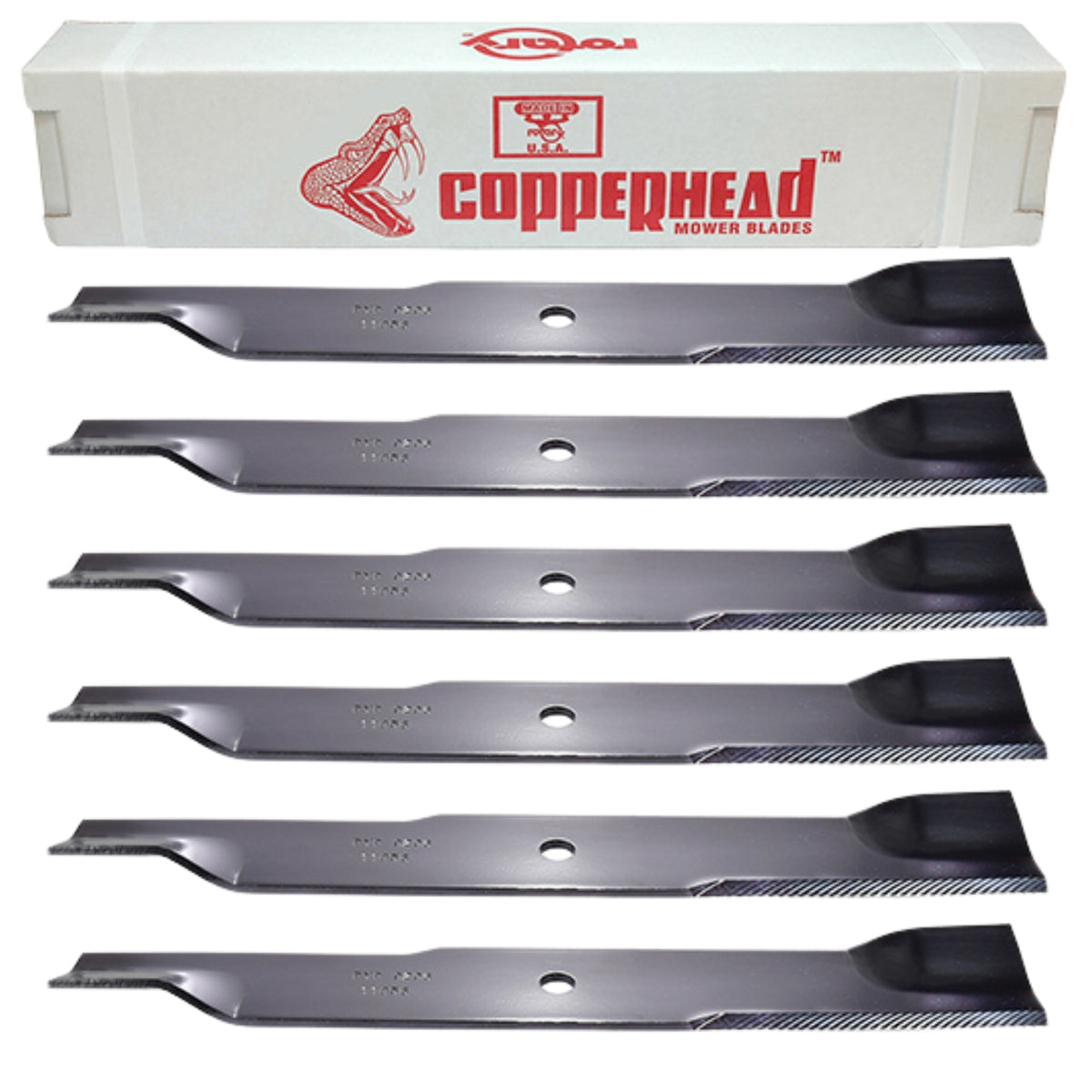 54" Hustler & Spartan Blade 6-Pack Rotary 11856-6 (18-1/2" x 5/8") – iGoPro Lawn Supply