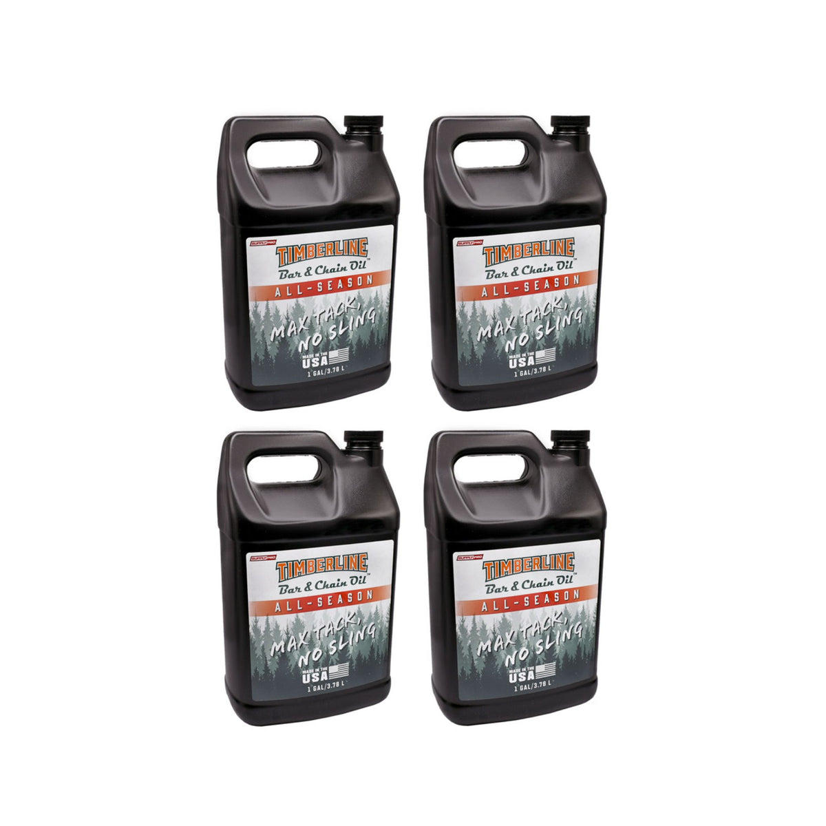 Blue Ridge All-Season Bar & Chain Oil (4-Pack of 1-Gallon Jugs ...