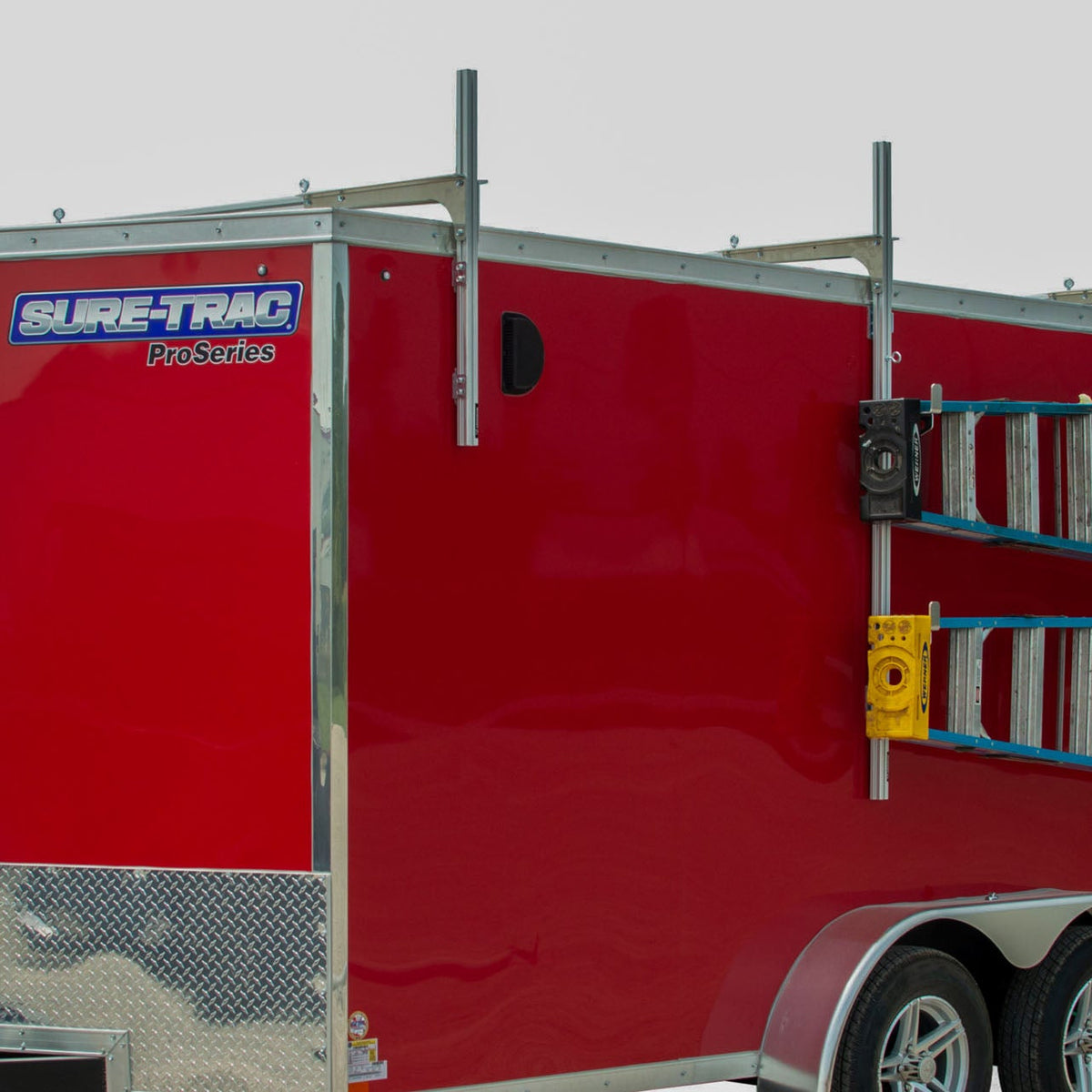 Ladder Rack For Enclosed Trailers 1,500# on Top + 4 Ladders on Sides ...