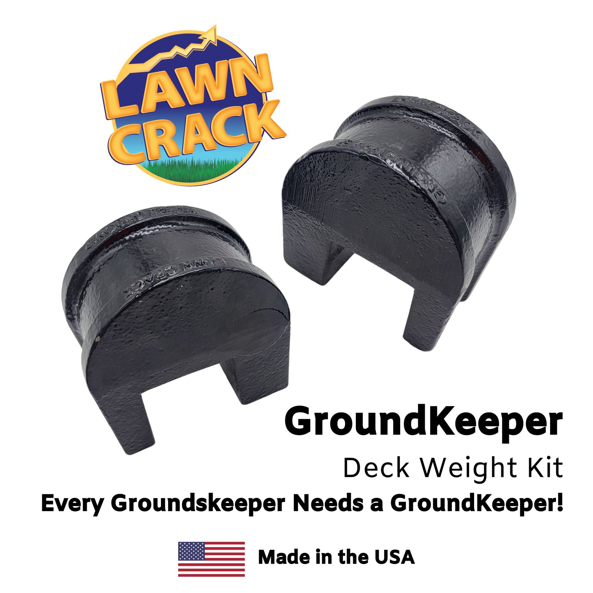 Lawn Mower Deck Weight Kit (30 lbs) Z-Turns Standers Walk-Behinds (USA ...