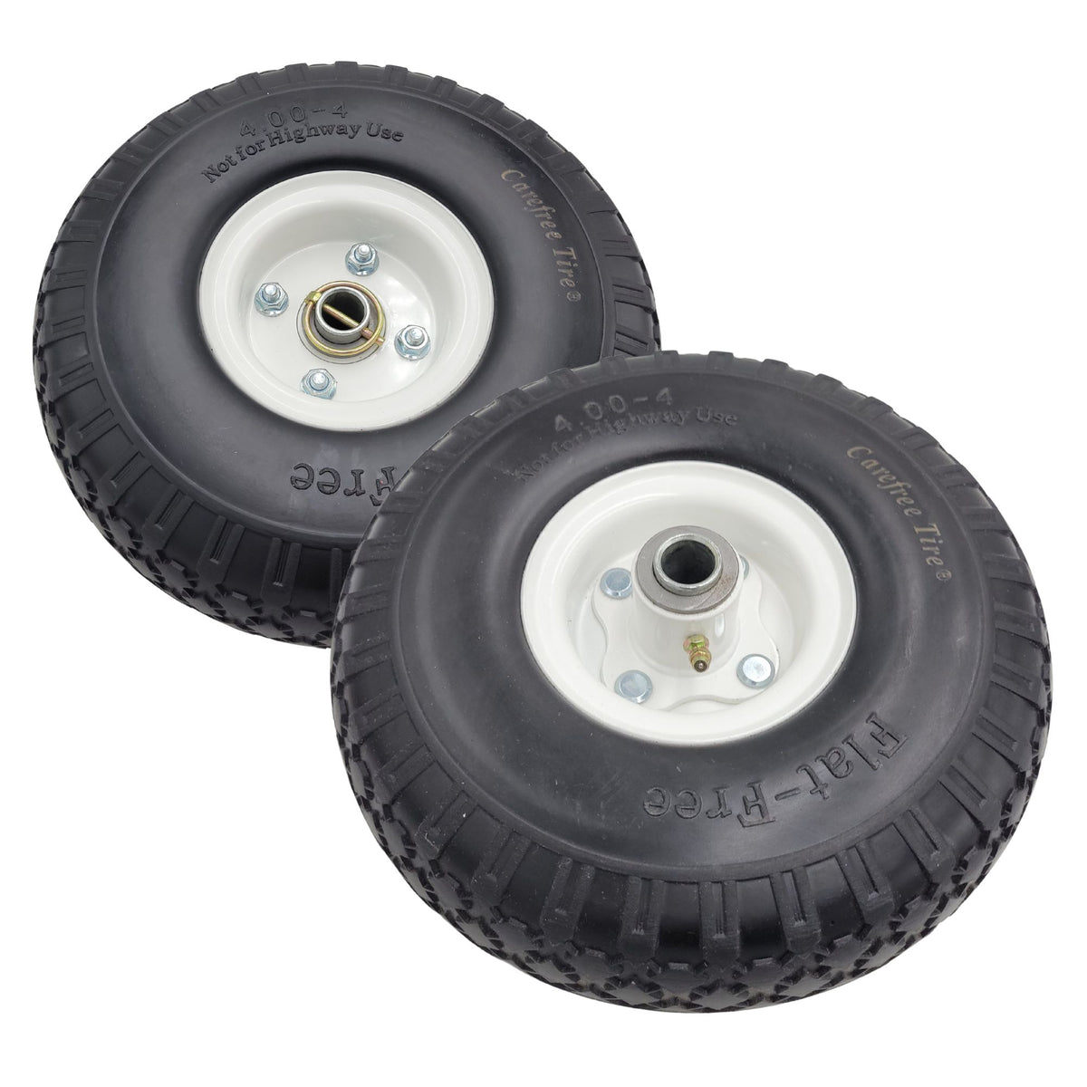 2-Wheel Velke Sulky Wheel & Tire Set (Taller Tire - Flat-Free Upgrade ...