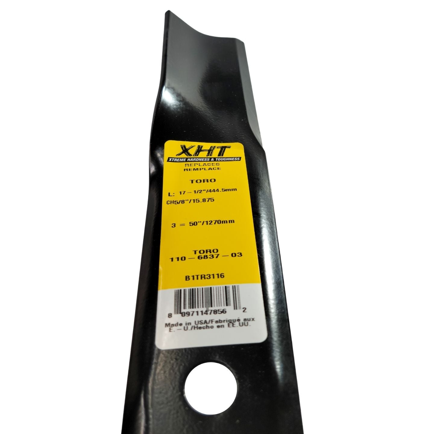 50" Toro Mower Blade XHT Marbain Steel Made in the USA – iGoPro Lawn Supply