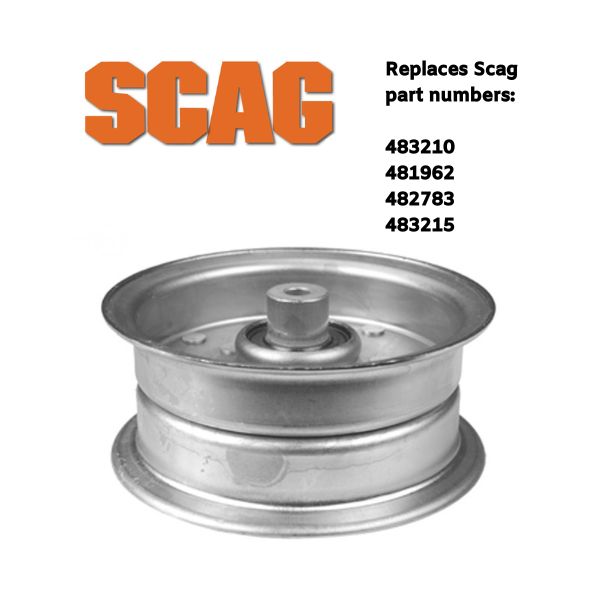 Scag Idler Pulley 483210, 482783 and 481962 – iGoPro Lawn Supply